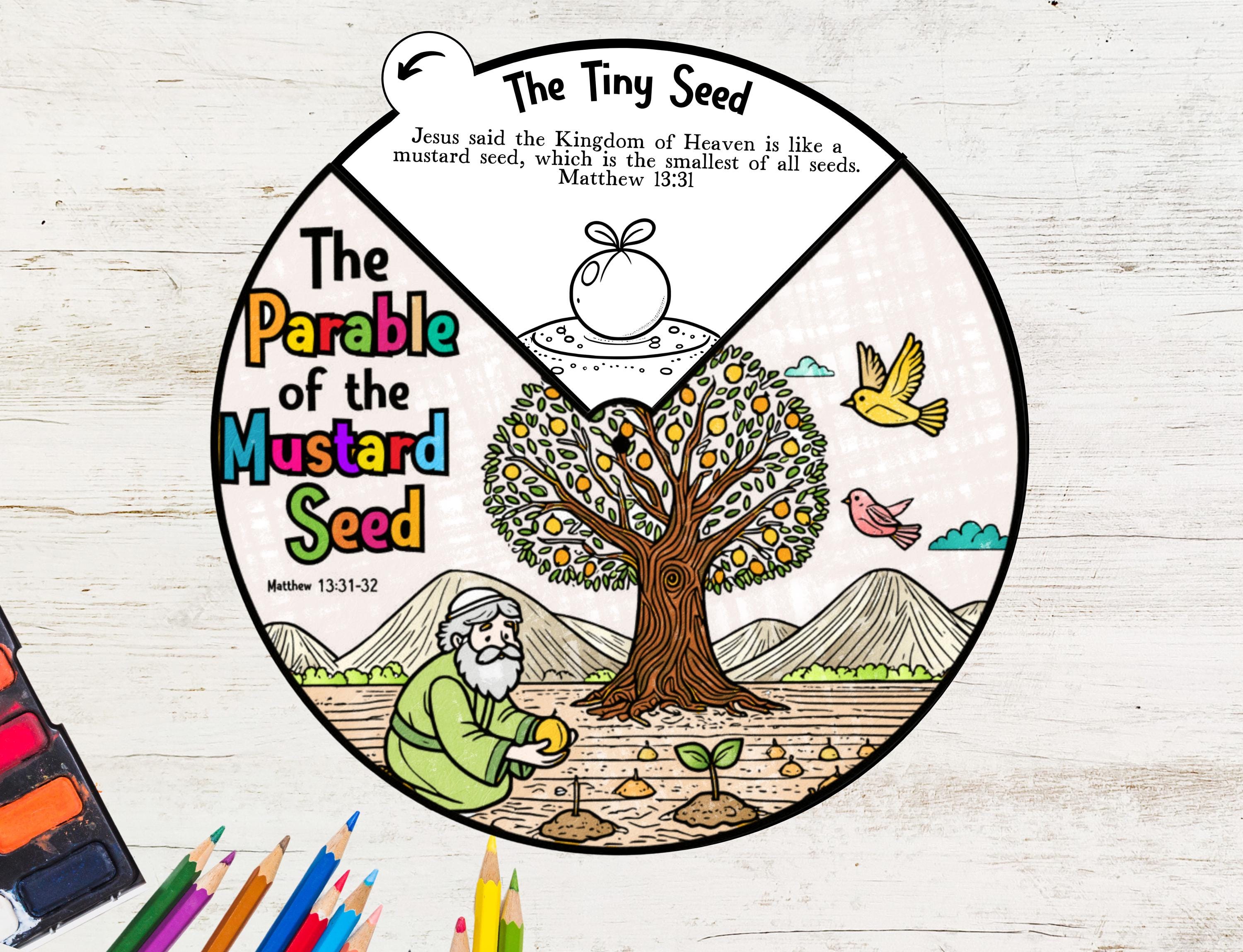 Parable Of The Mustard Seed For Kids