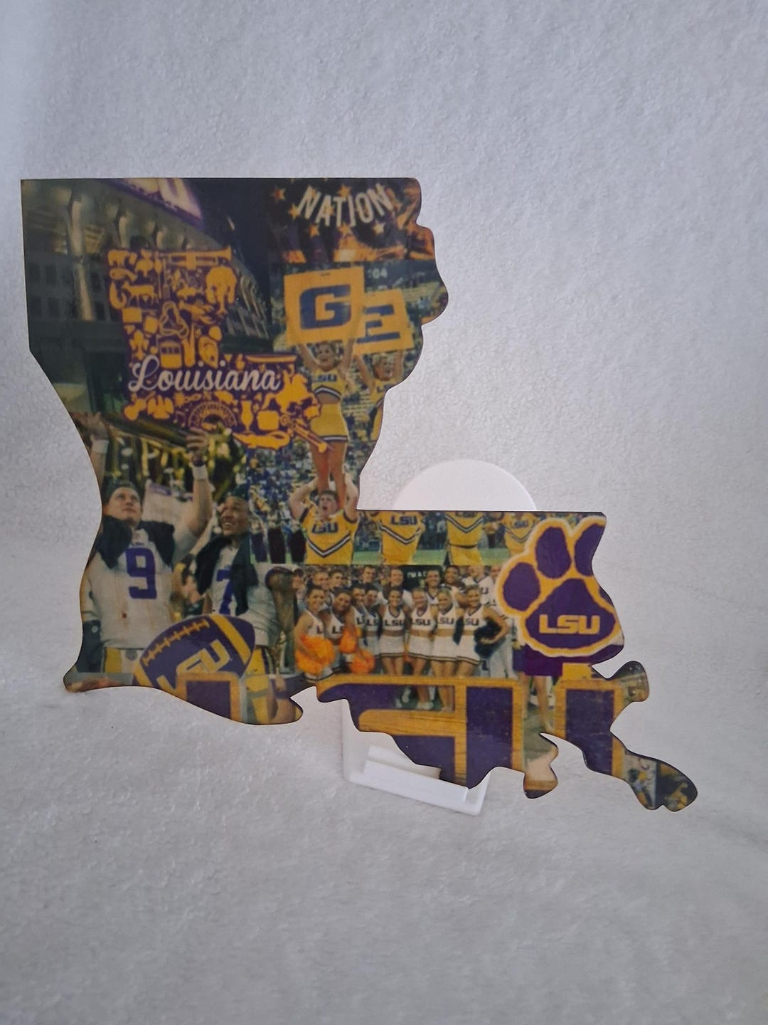 LSU Louisiana Wooden Sign - Etsy