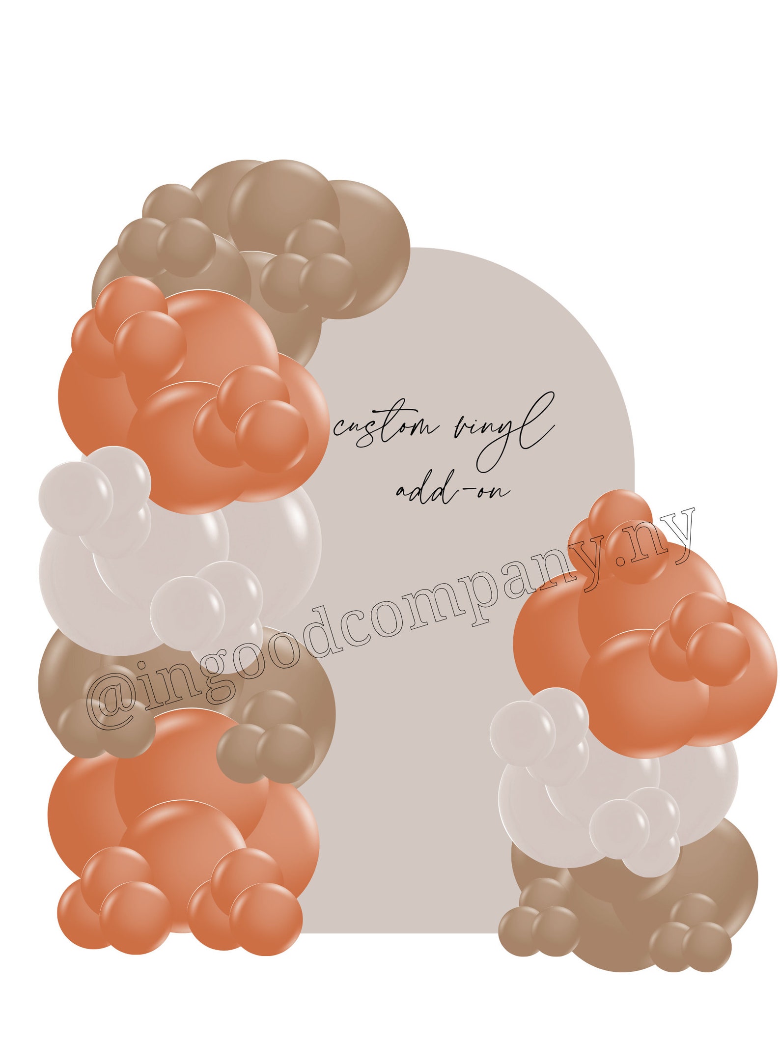 Balloon Arch Wall Backdrop MOCKUP *DIGITAL DOWNLOAD* - Etsy