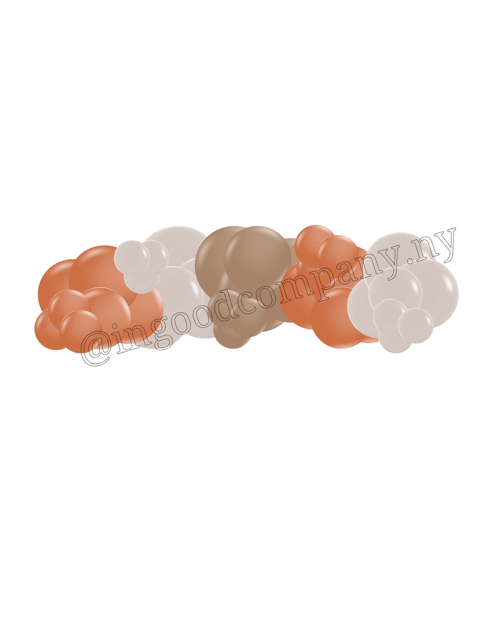 Balloon Garland Template 5ft. DIGITAL DOWNLOAD - Etsy