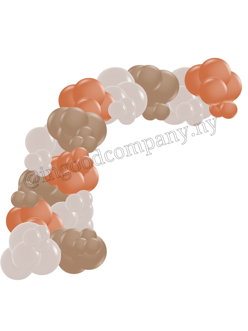 Balloon Garland Template 8ft. DIGITAL DOWNLOAD - Etsy