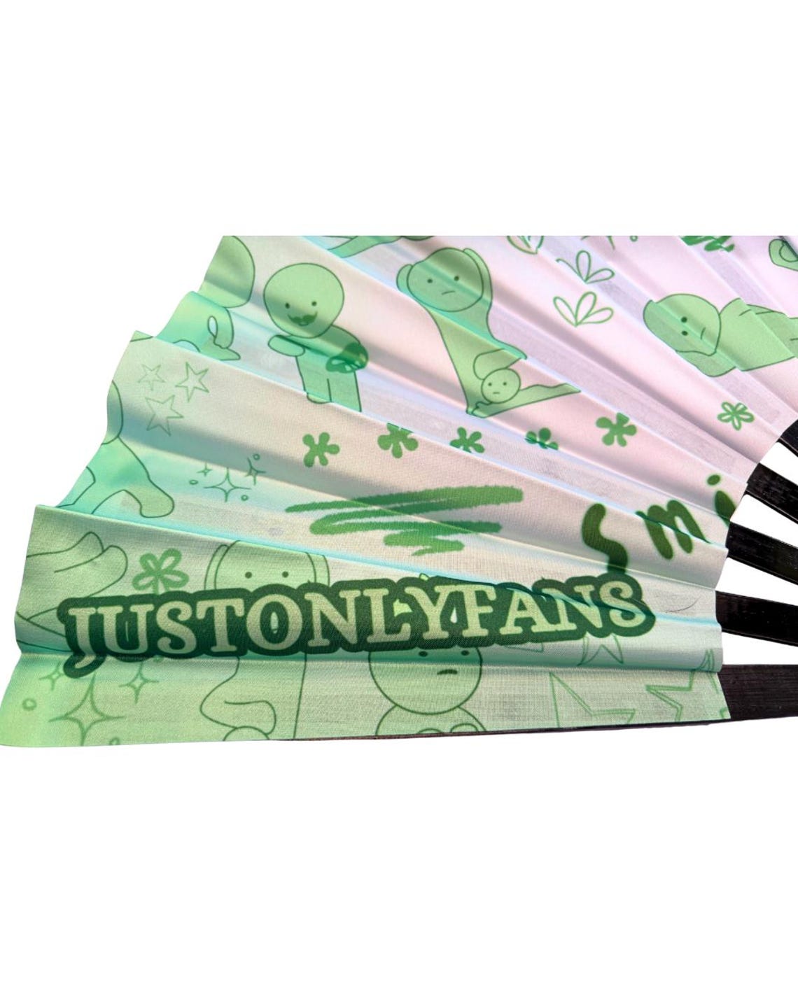 Smiski Rave Hand Fan | Hand Fans | Festival/events |bamboo - Rave ...