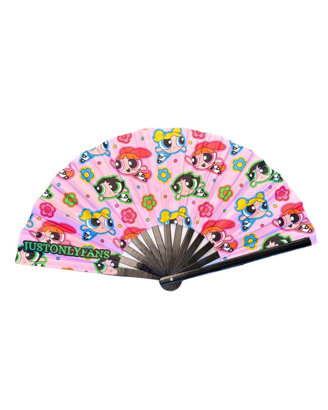 Powerpuff Girls Rave Hand Fan | Hand Fans | Festival/events |bamboo ...