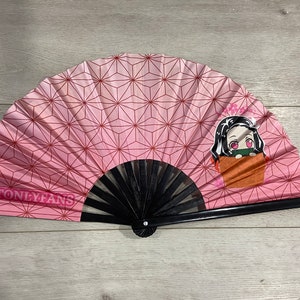 Hand Designed Rave Hand Fans | Festival Hand Fans | Pink Hand Fans ...