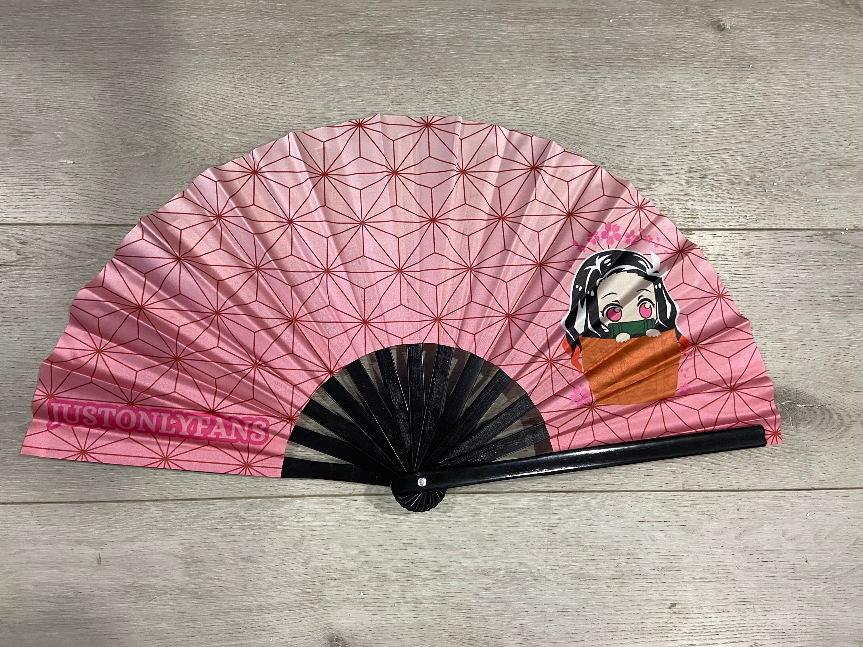 Hand Designed Rave Hand Fans | Festival Hand Fans | Pink Hand Fans ...