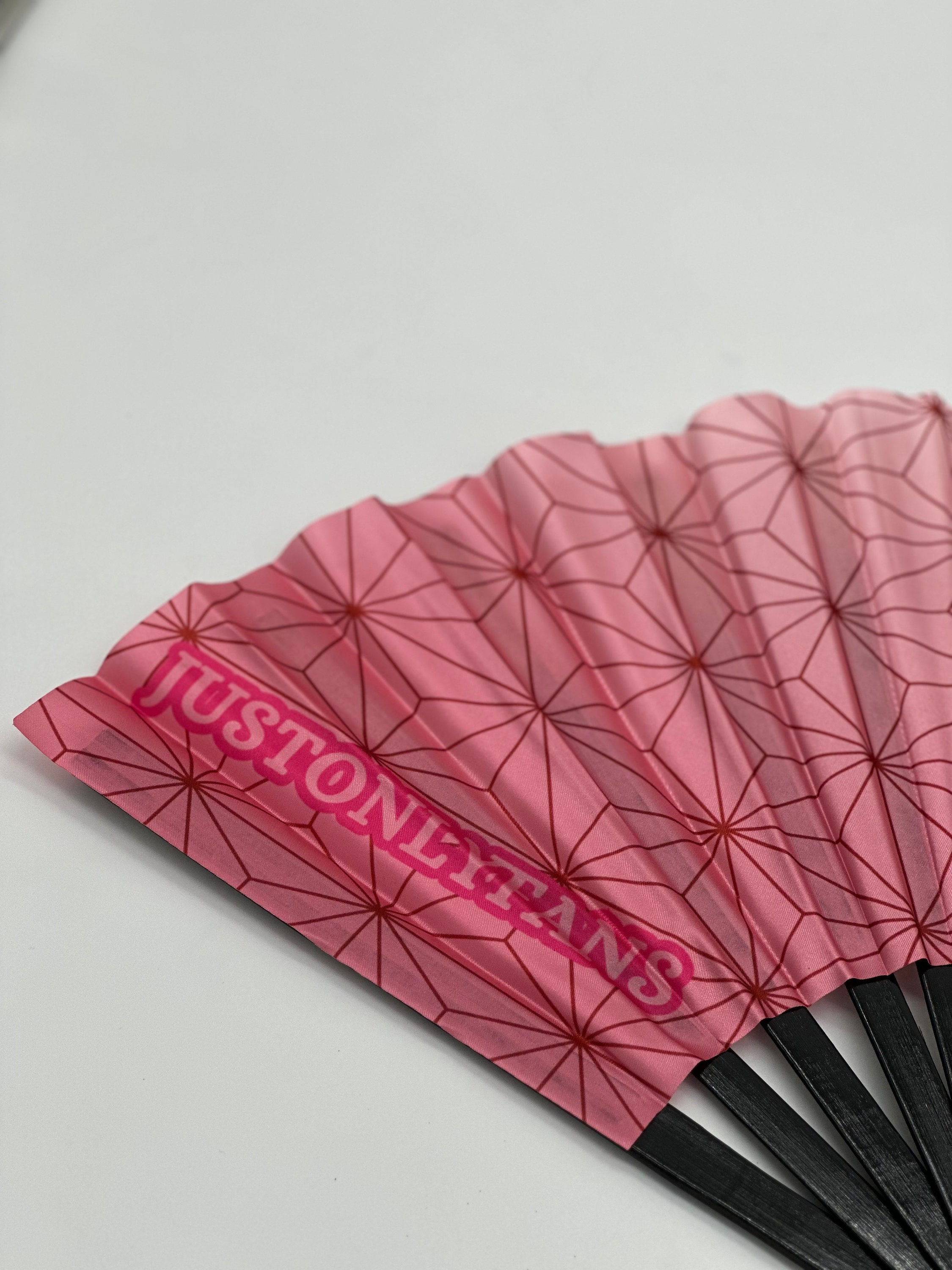 Hand Designed Rave Hand Fans | Festival Hand Fans | Pink Hand Fans ...