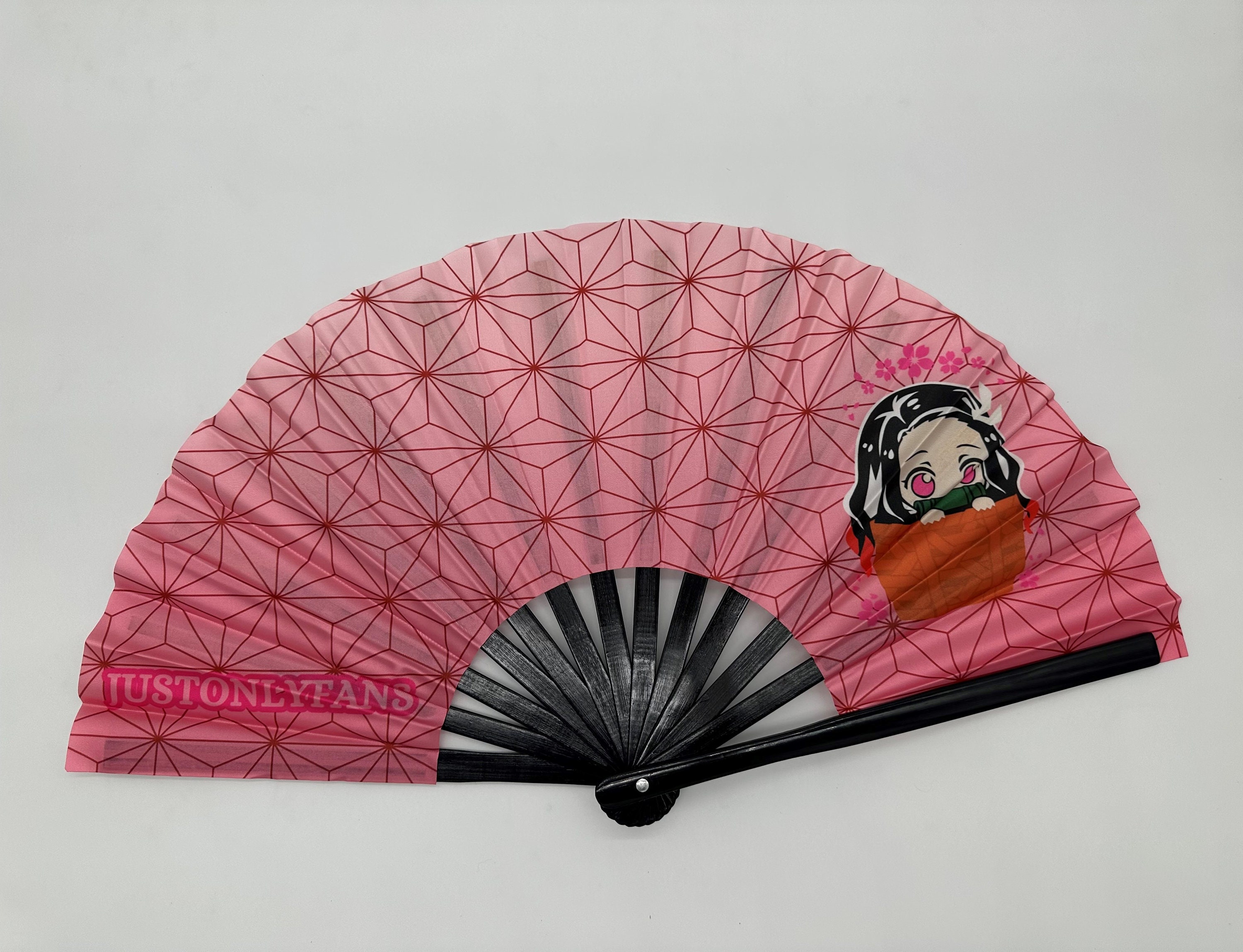 Hand Designed Rave Hand Fans | Festival Hand Fans | Pink Hand Fans ...