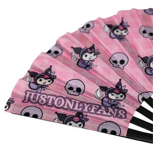 Kuromi Hand Designed Rave Fans | Hand Fans | Festival/events | Sanrio ...