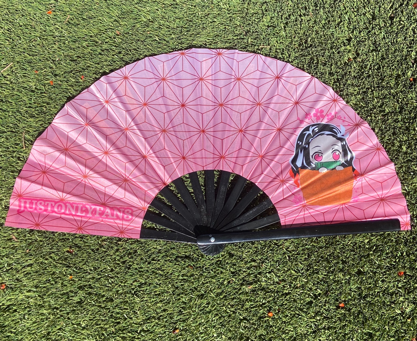 Hand Designed Rave Hand Fans | Festival Hand Fans | Pink Hand Fans ...