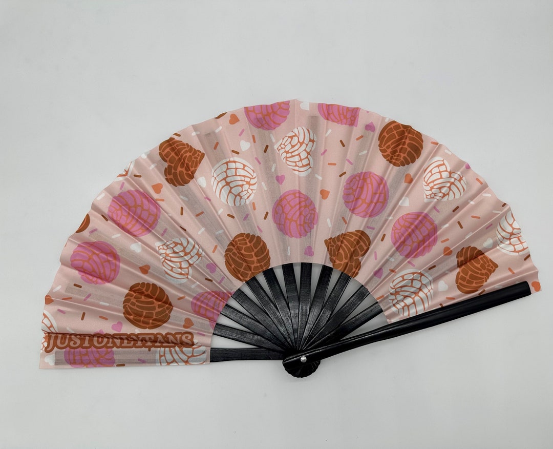 Concha Hand Rave Fans | Hand Fans | Festival/events | Bamboo - Rave ...