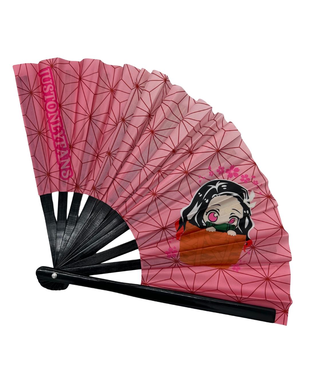 Hand Designed Rave Hand Fans | Festival Hand Fans | Pink Hand Fans ...