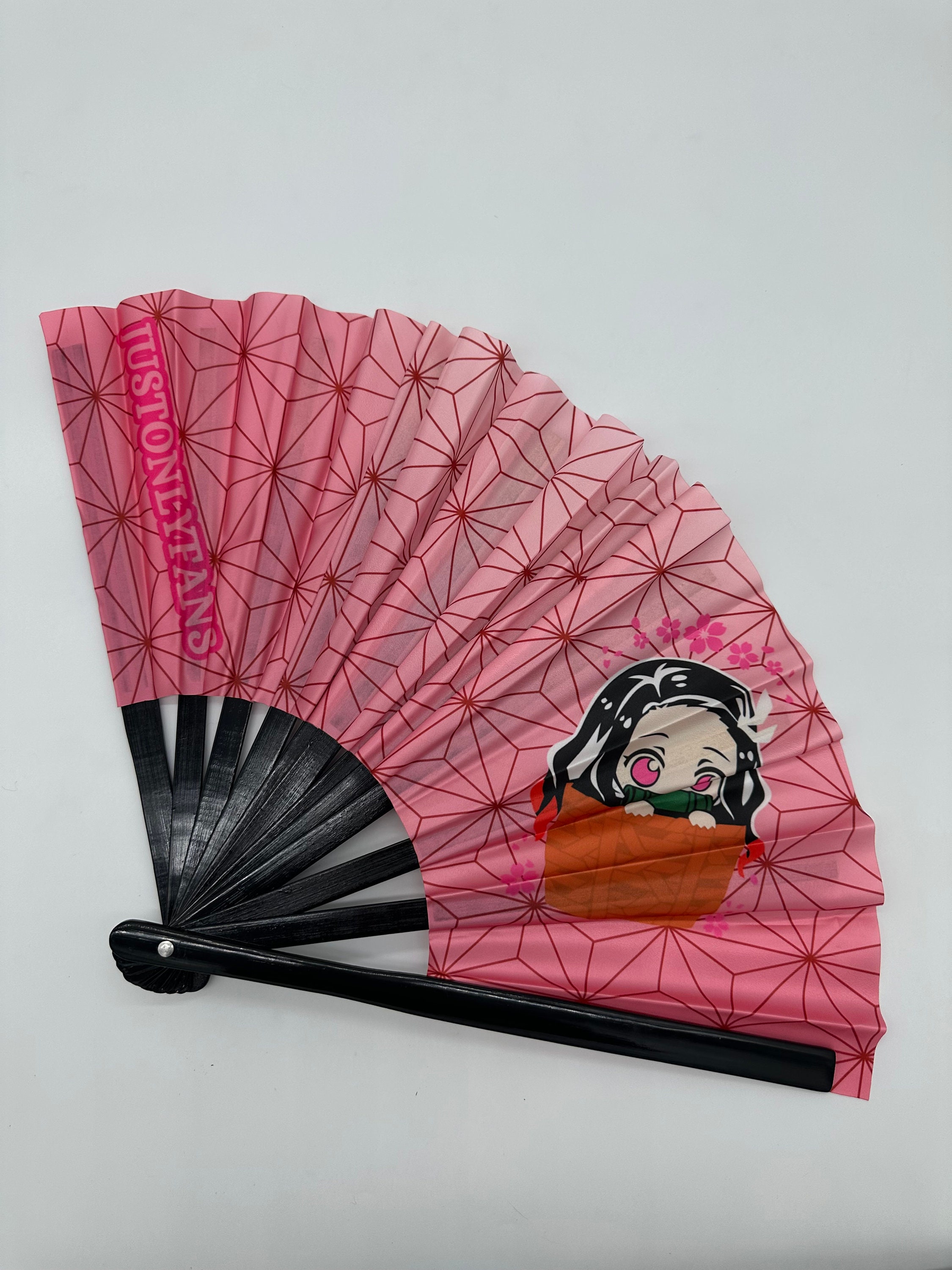 Hand Designed Rave Hand Fans | Festival Hand Fans | Pink Hand Fans ...
