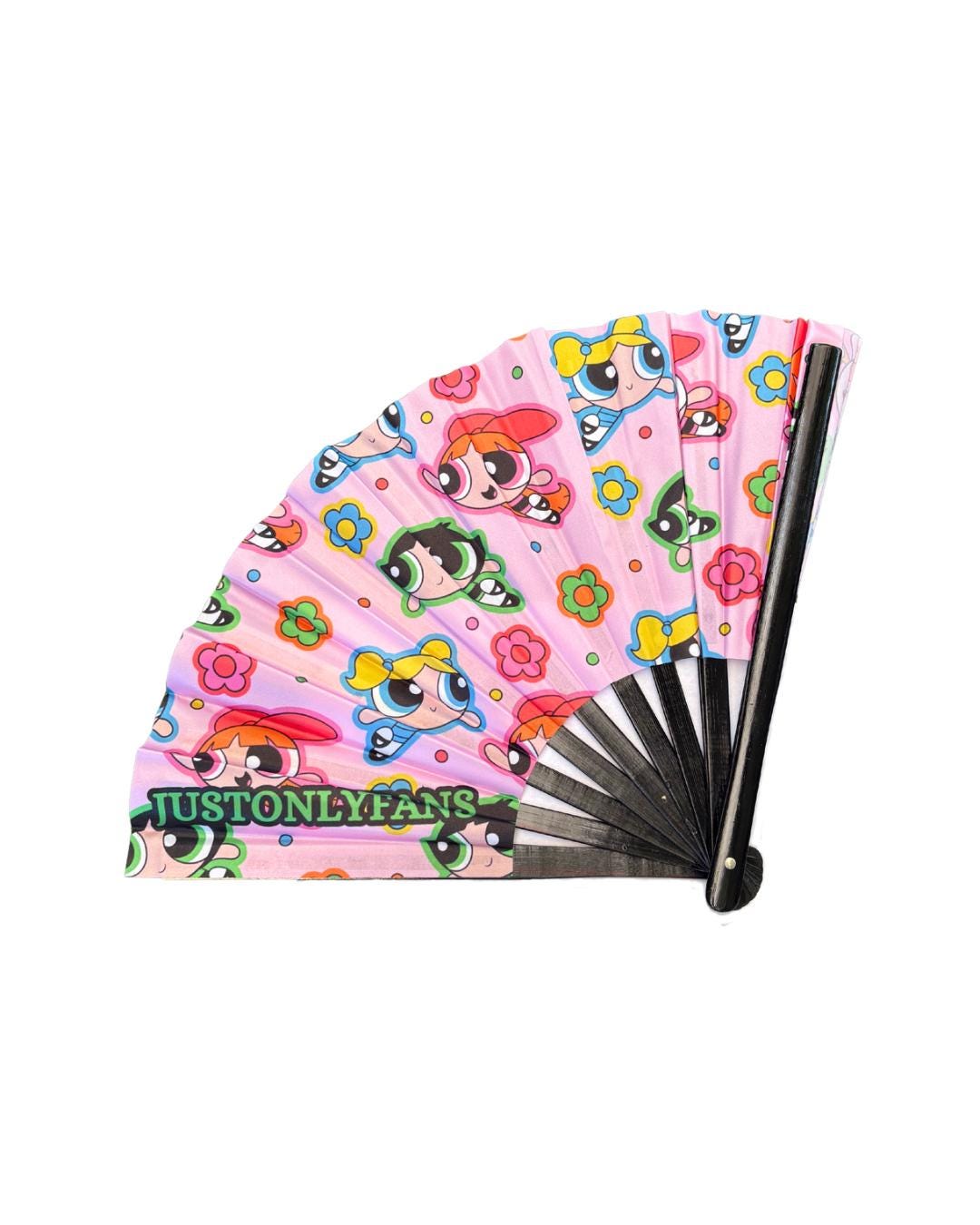 Powerpuff Girls Rave Hand Fan | Hand Fans | Festival/events |bamboo ...