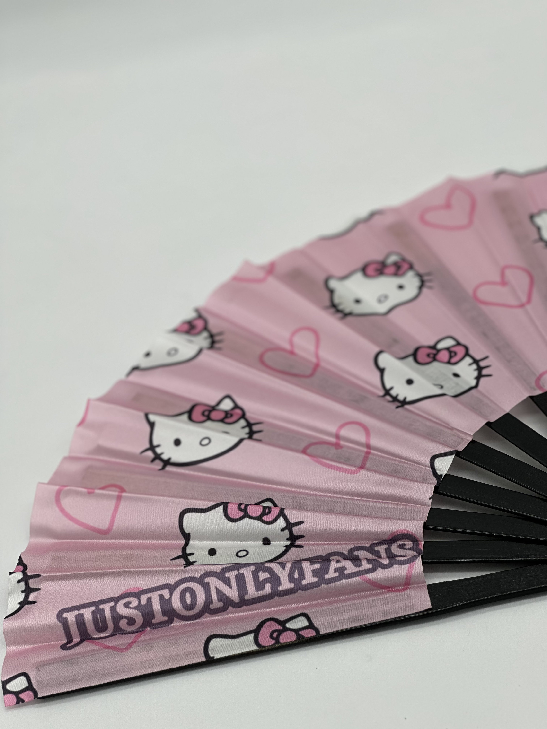 Hello Kitty Hand Designed Rave Fans | Hand Fans | Festival/events ...