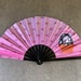 Hand Designed Rave Hand Fans | Festival Hand Fans | Pink Hand Fans ...
