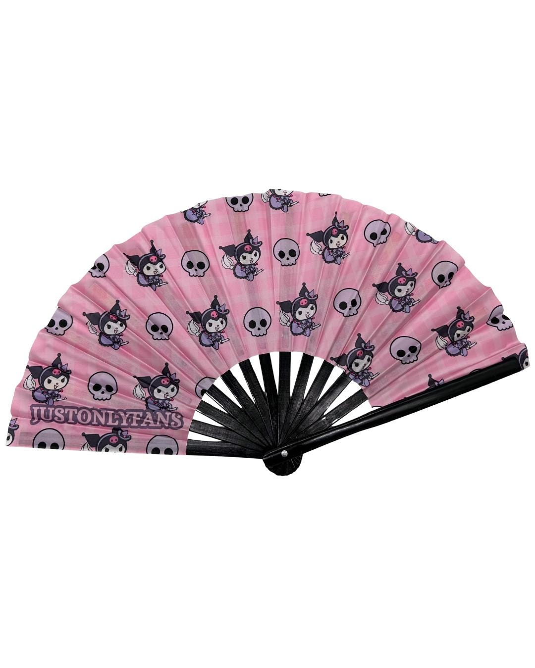 Kuromi Hand Designed Rave Fans | Hand Fans | Festival/events | Sanrio ...
