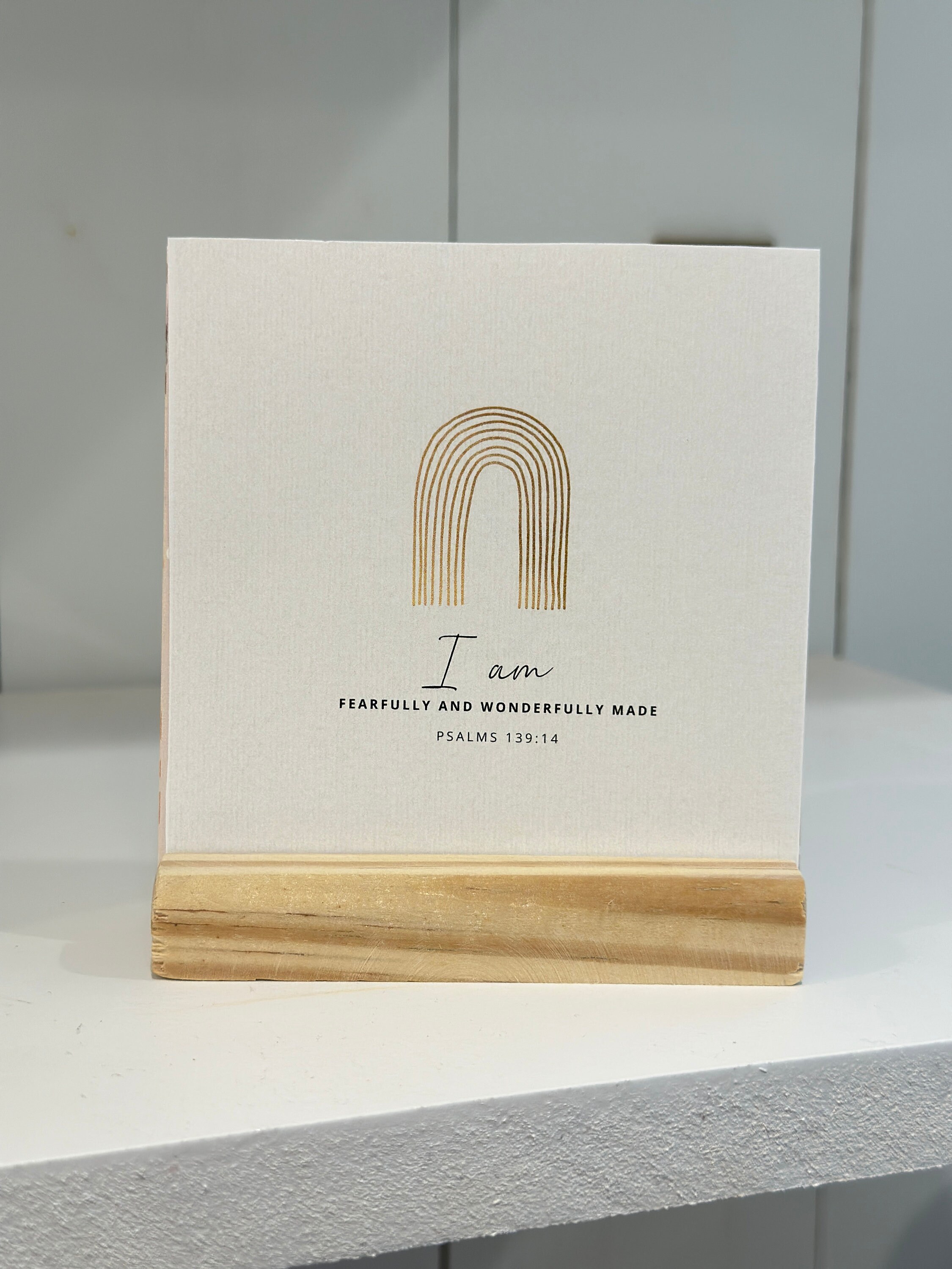 Biblical Affirmation Cards for Your Children (wood Stand Included) - Etsy