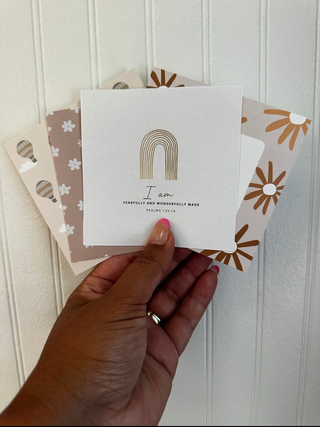 Biblical Affirmation Cards for Your Children (wood Stand Included) - Etsy
