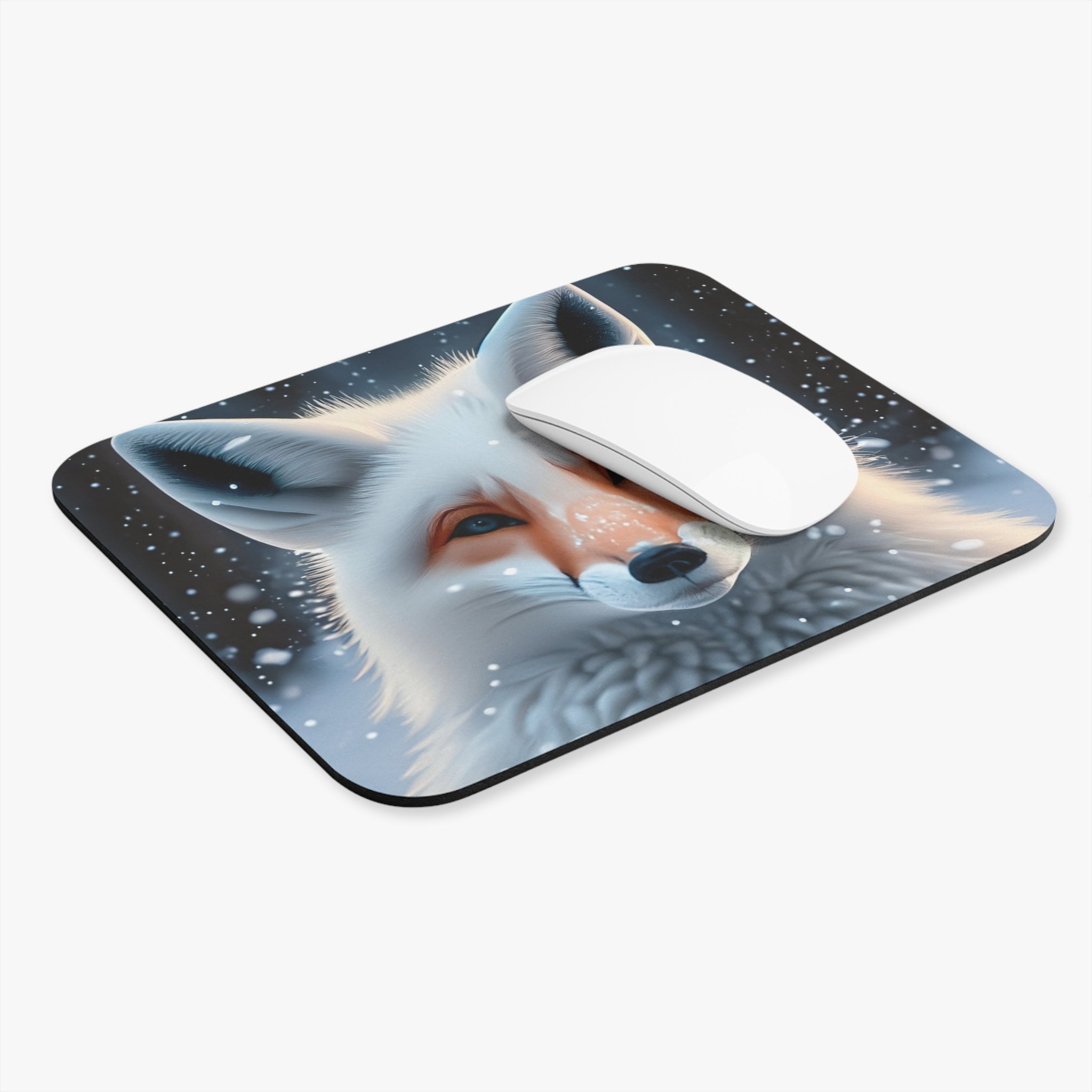 Arctic Fox Mouse Pad rectangle - Etsy