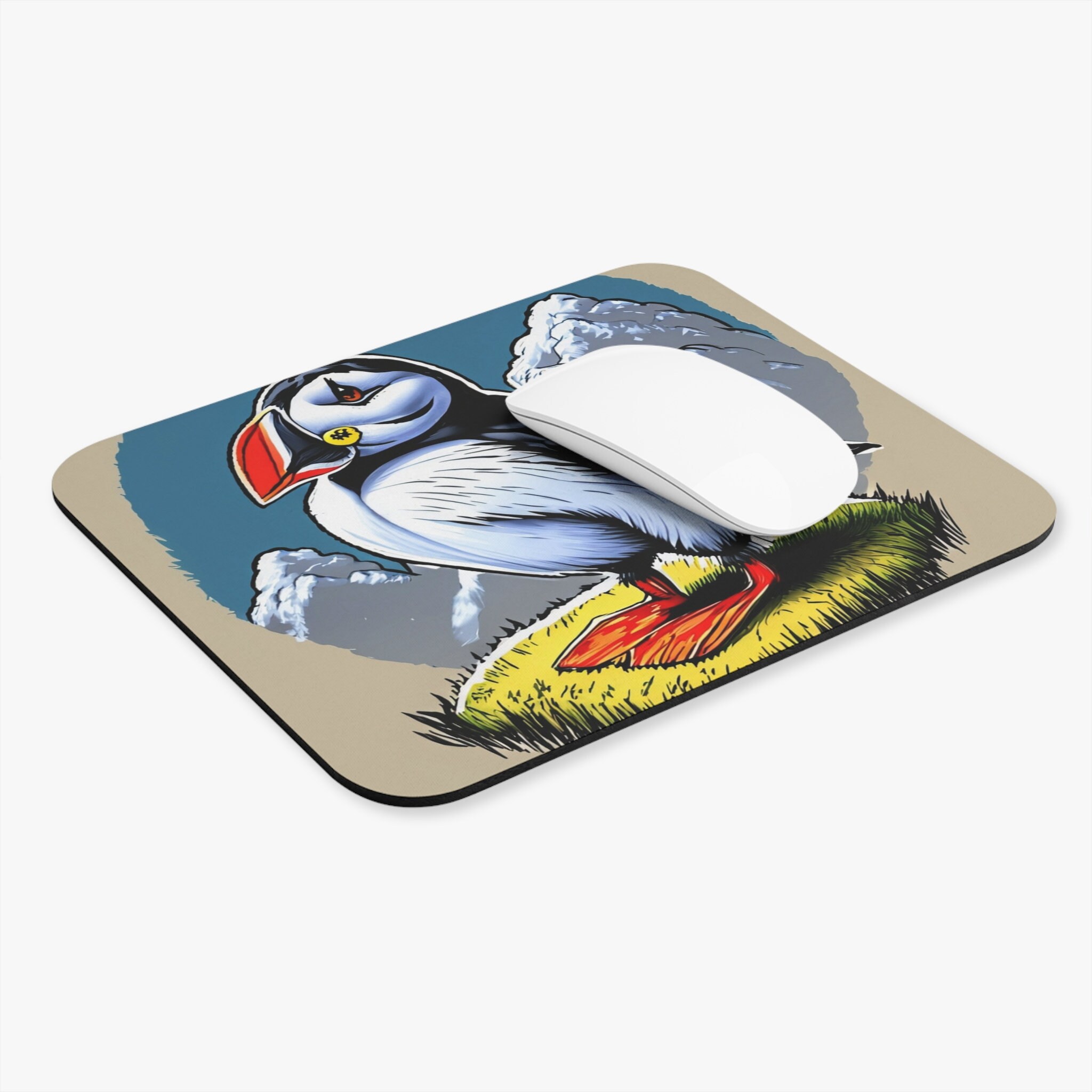Alaskan Puffin Mouse Pad rectangle - Etsy