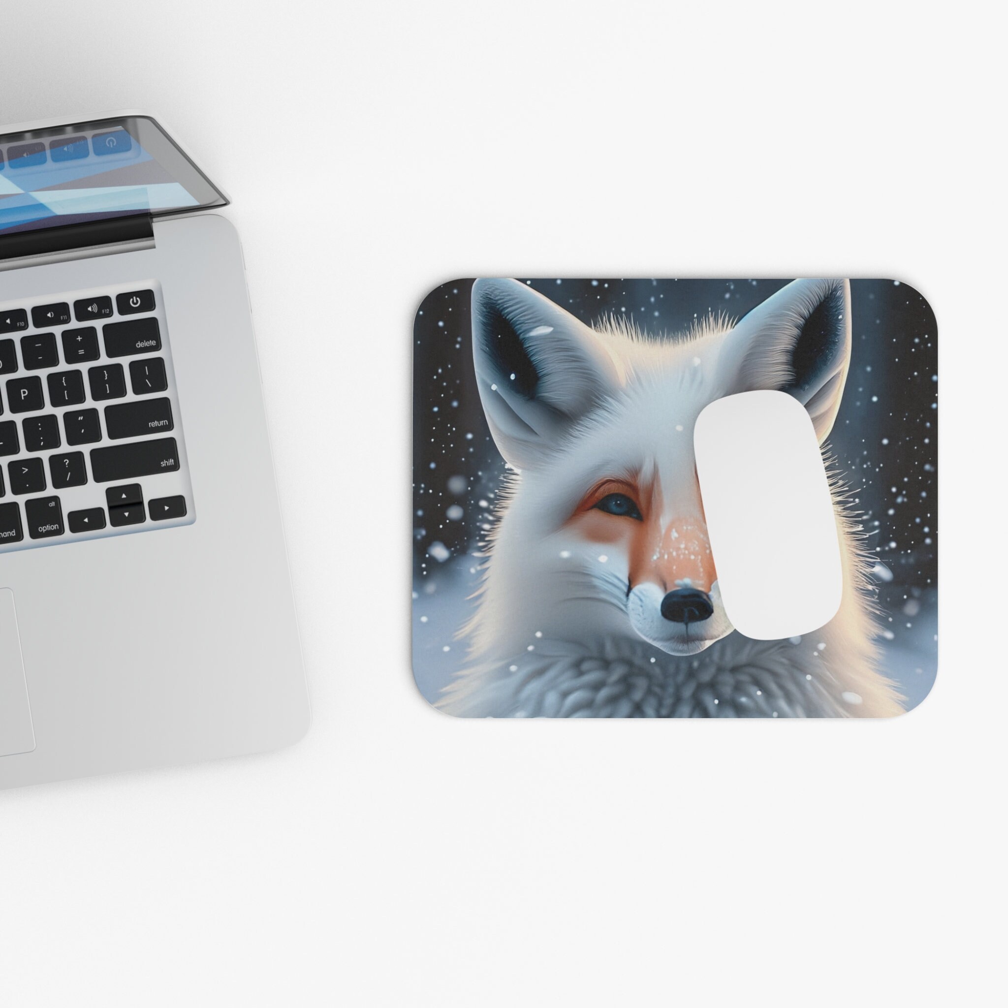 Arctic Fox Mouse Pad rectangle - Etsy