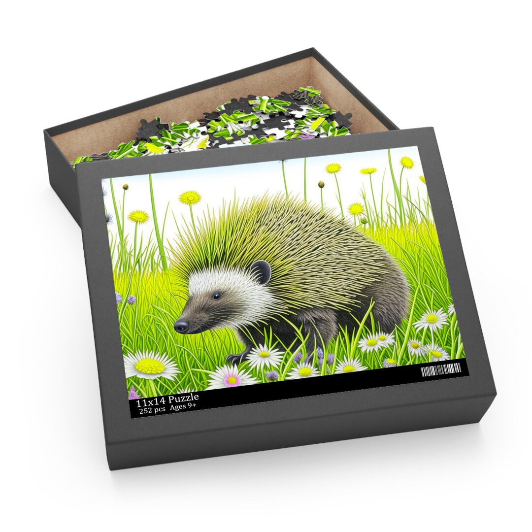 Alaska Porcupine in a Field of Wildflowers Puzzle 120, 252, 500-piece ...
