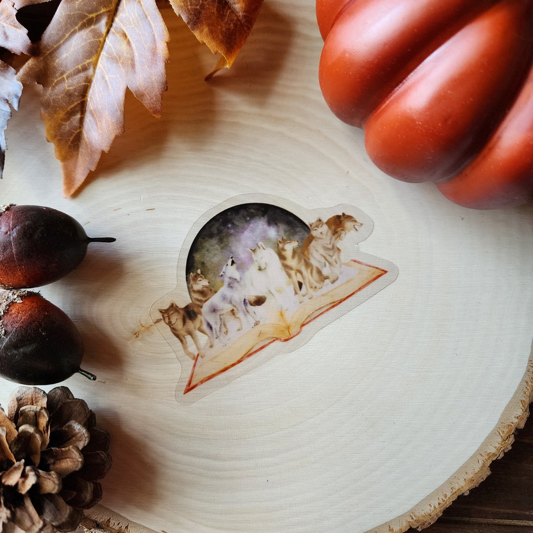 Omegaverse Bookish Sticker | Werewolf Wolf Shifter Romance Readers of ...