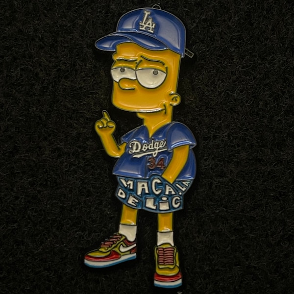 Bart Simpson Pin - Etsy