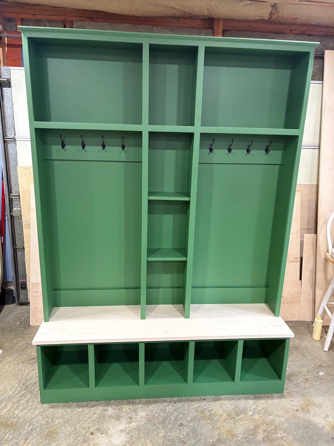 Entryway Bench / Mud Room Locker. Introducing Our Middle River 2.0 ...