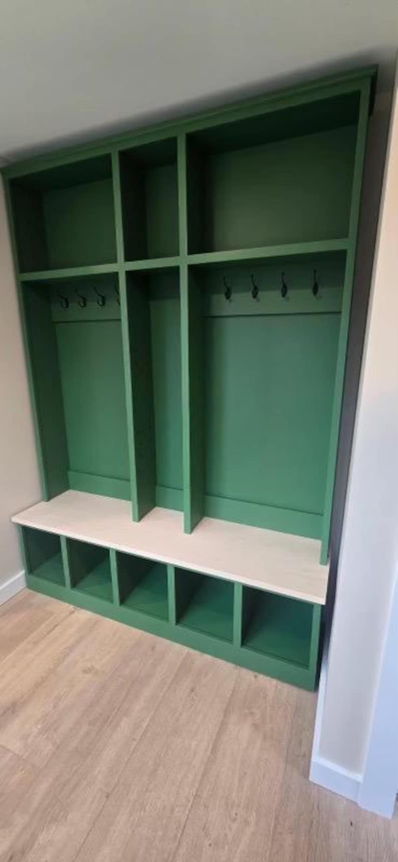 Entryway Bench / Mud Room Locker. Introducing Our Middle River 2.0 ...