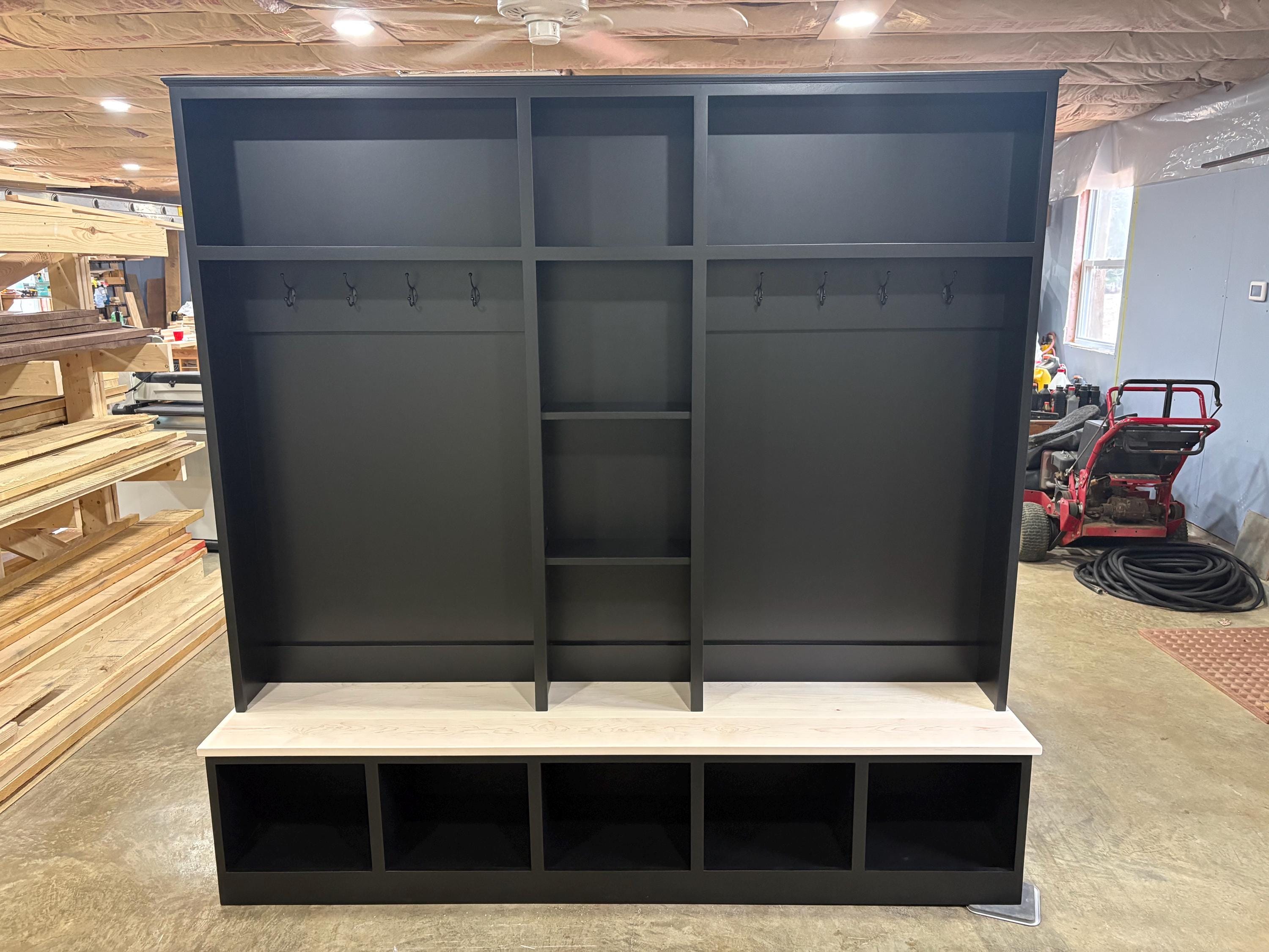 Entryway Bench / Mud Room Locker. Introducing Our Middle River Entryway ...
