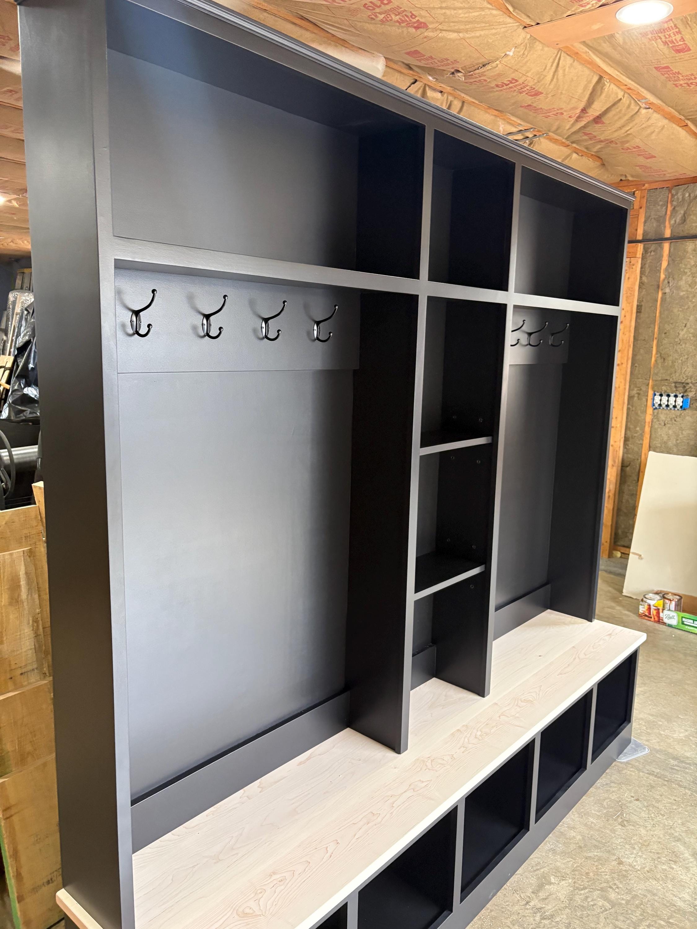 Entryway Bench / Mud Room Locker. Introducing Our Middle River Entryway ...