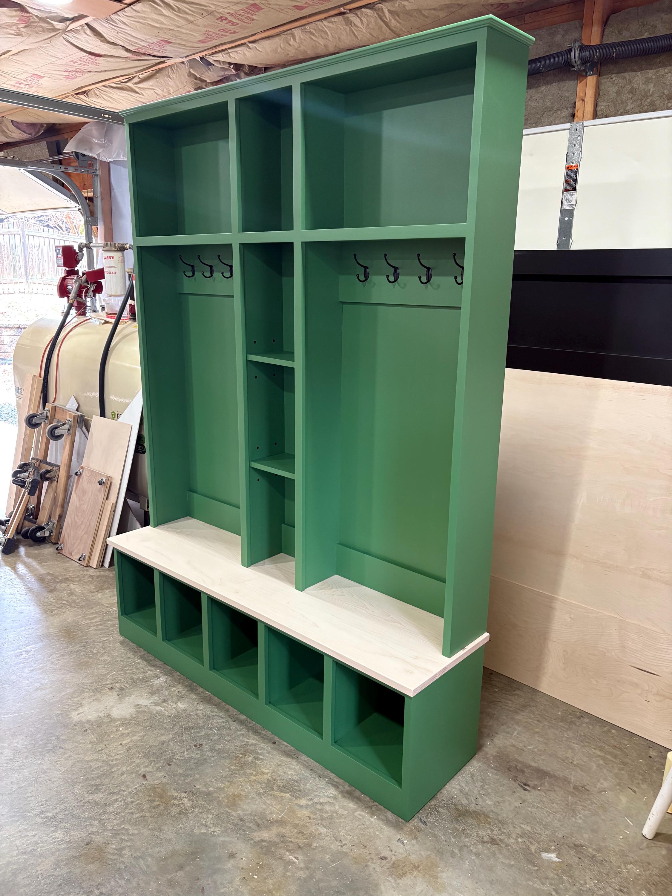 Entryway Bench / Mud Room Locker. Introducing Our Middle River 2.0 ...