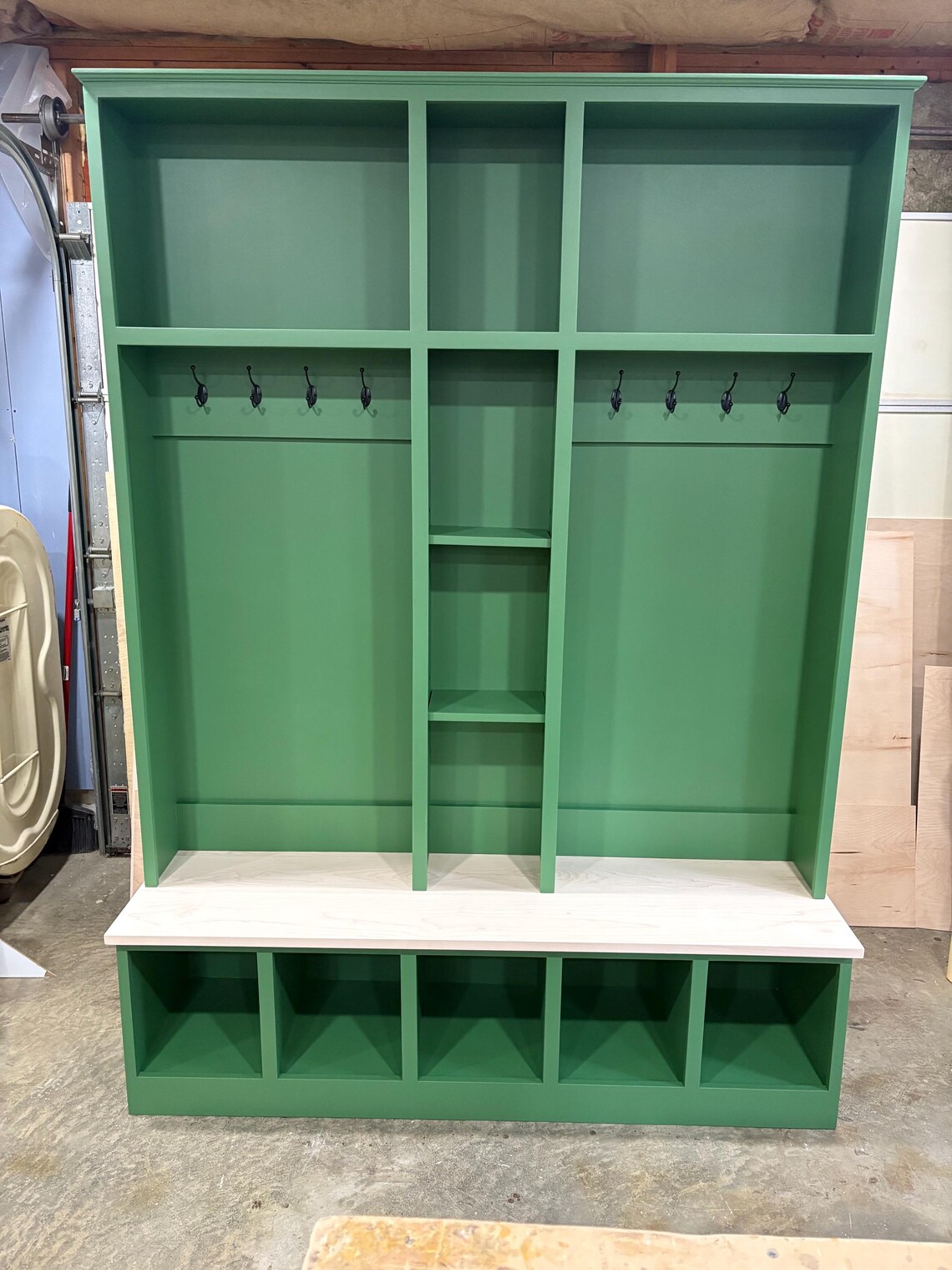 Entryway Bench / Mud Room Locker. Introducing Our Middle River 2.0 ...