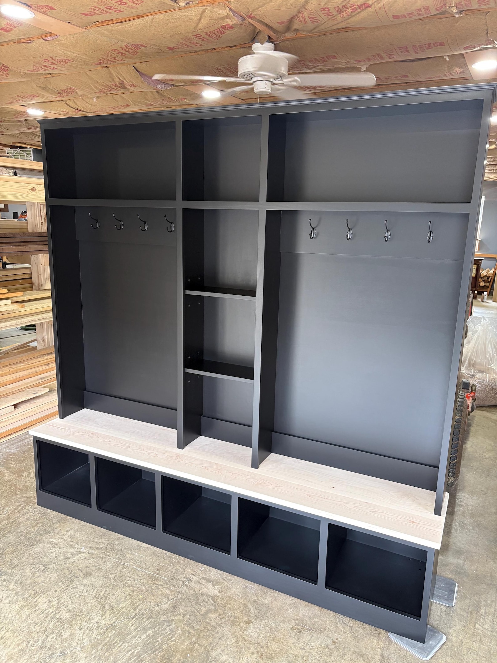 Entryway Bench / Mud Room Locker. Introducing Our Middle River Entryway ...