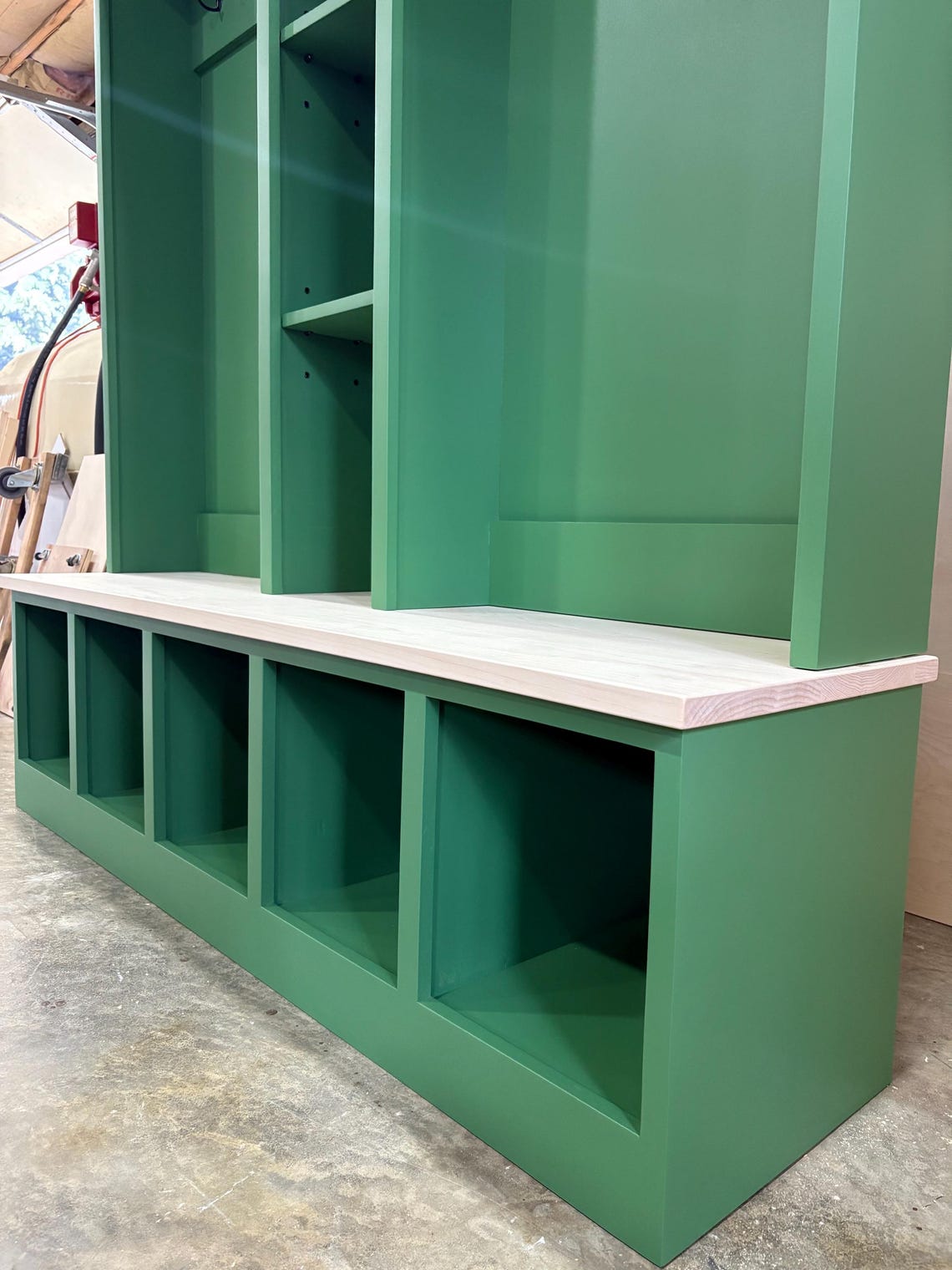 Entryway Bench / Mud Room Locker. Introducing Our Middle River 2.0 ...