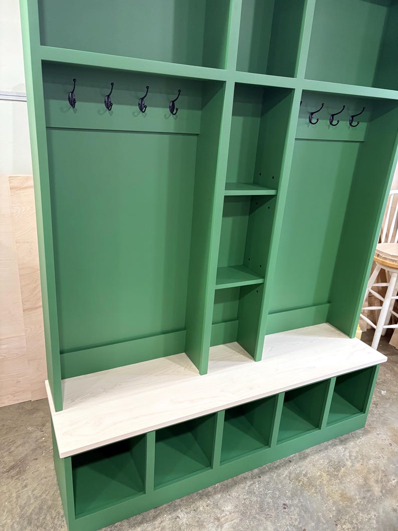 Entryway Bench / Mud Room Locker. Introducing Our Middle River 2.0 ...