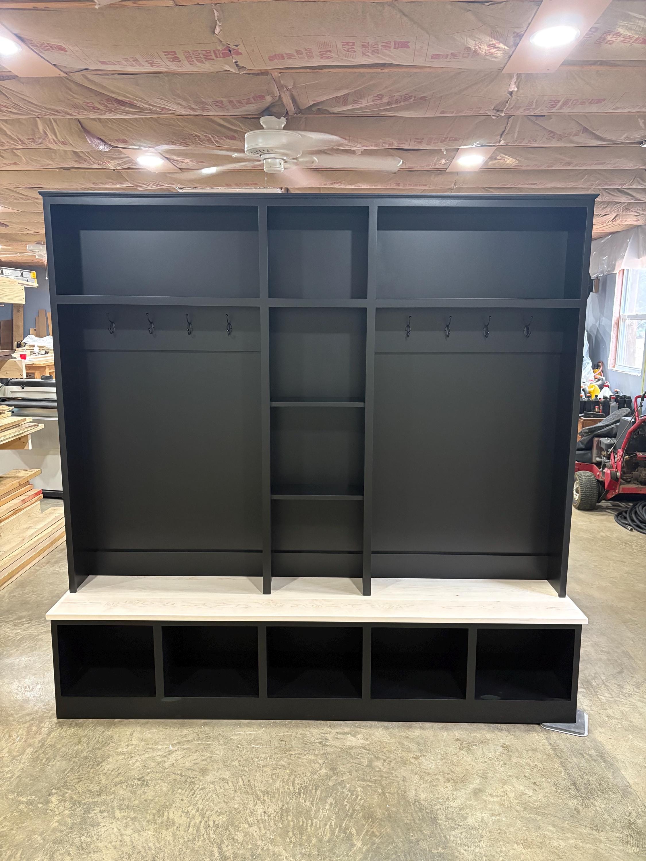 Entryway Bench / Mud Room Locker. Introducing Our Middle River Entryway ...