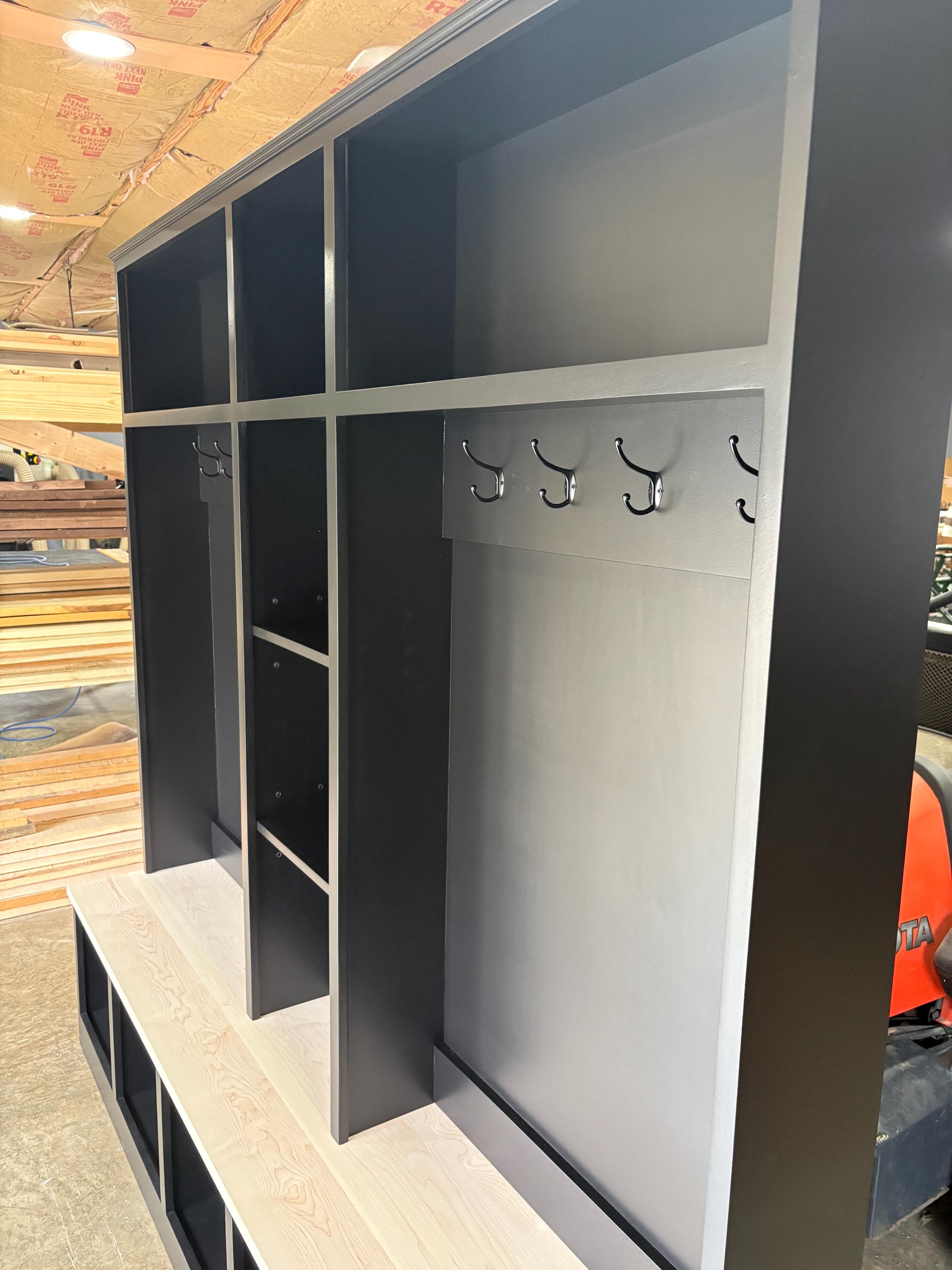 Entryway Bench / Mud Room Locker. Introducing Our Middle River Entryway ...