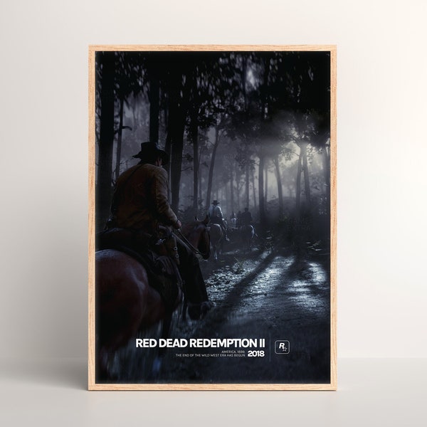 Red Dead Redemption 2 - Etsy