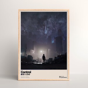 Control Poster [ Physical Print | Game Wall Art | Poster Art Print ...