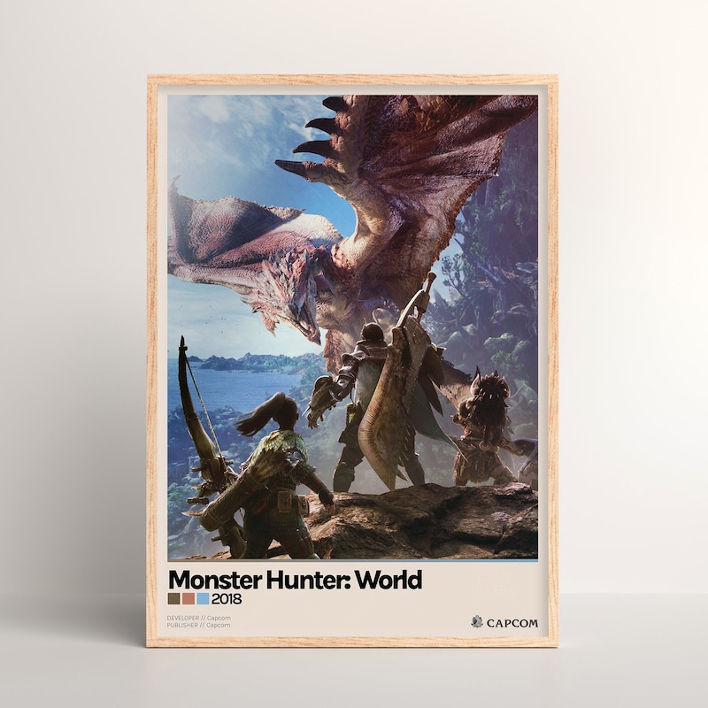 Monster Hunter Poster - Etsy