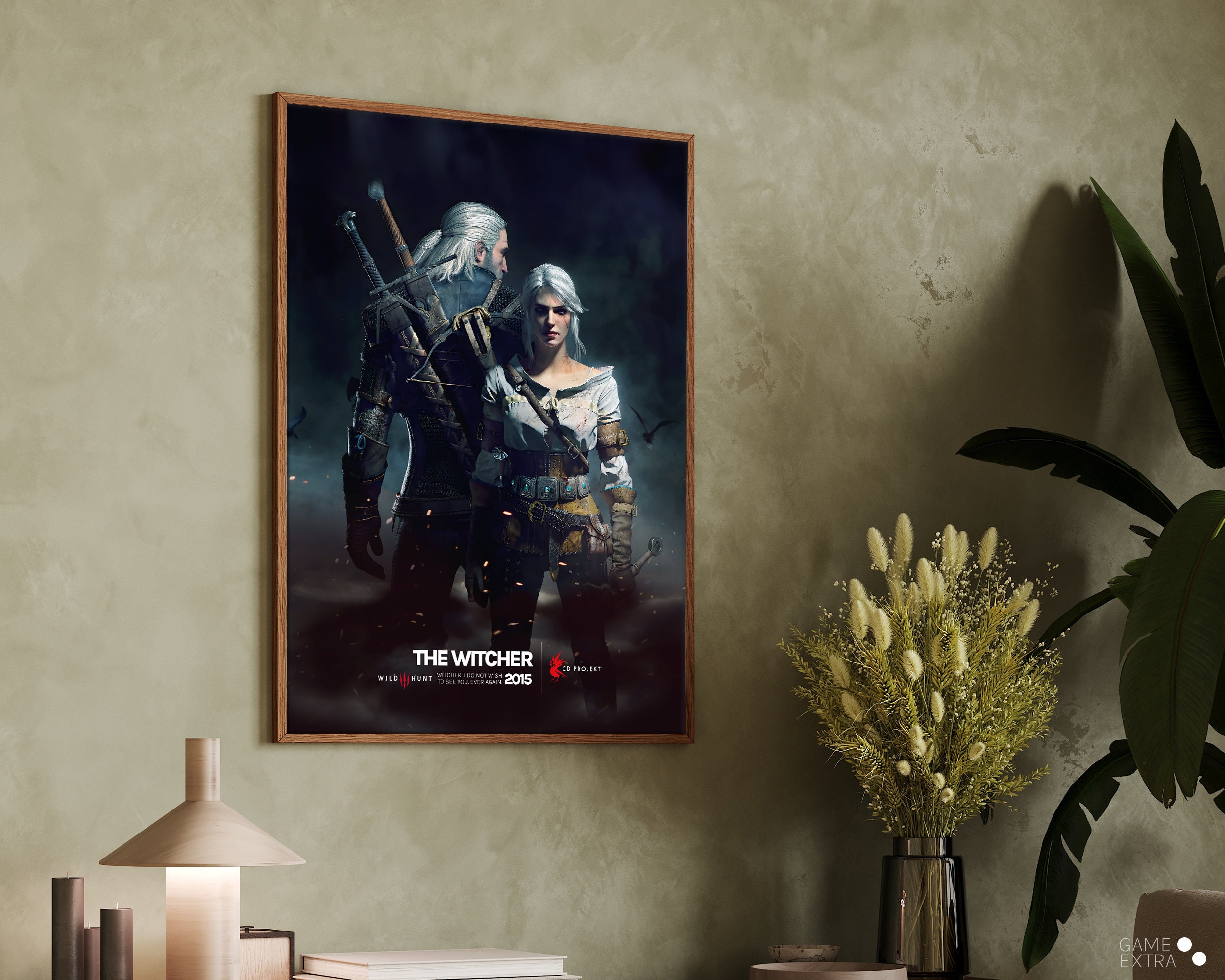 The Witcher 3 Wild Hunt Poster Physical Print Game Wall Art Poster ...