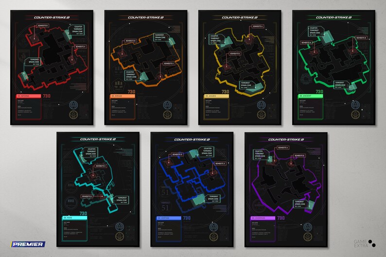 Counter-strike X Ancient Map Poster Game Wall Art Poster - Etsy