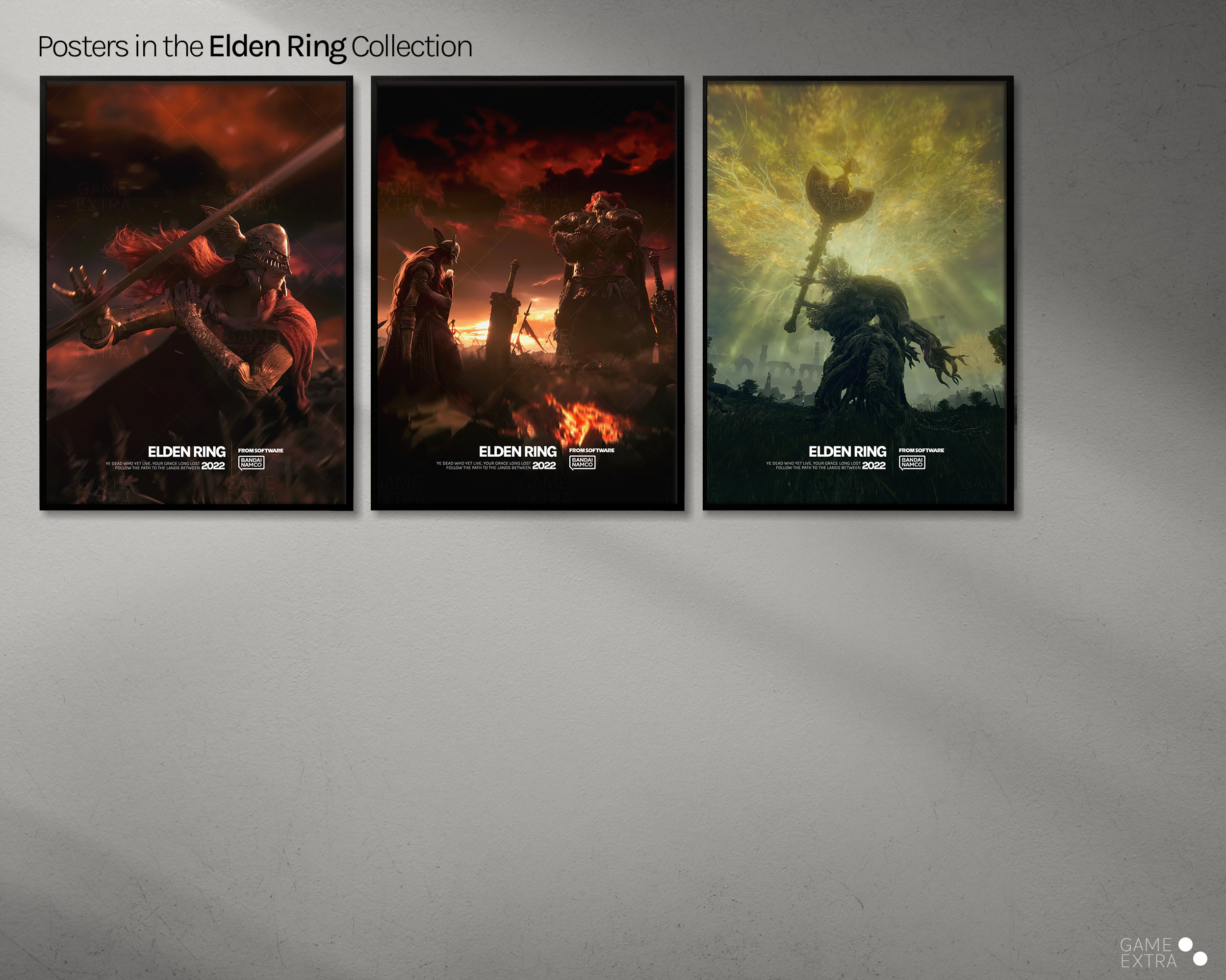 Elden Ring Poster Physical Print Game Wall Art Poster Art Print Poster ...