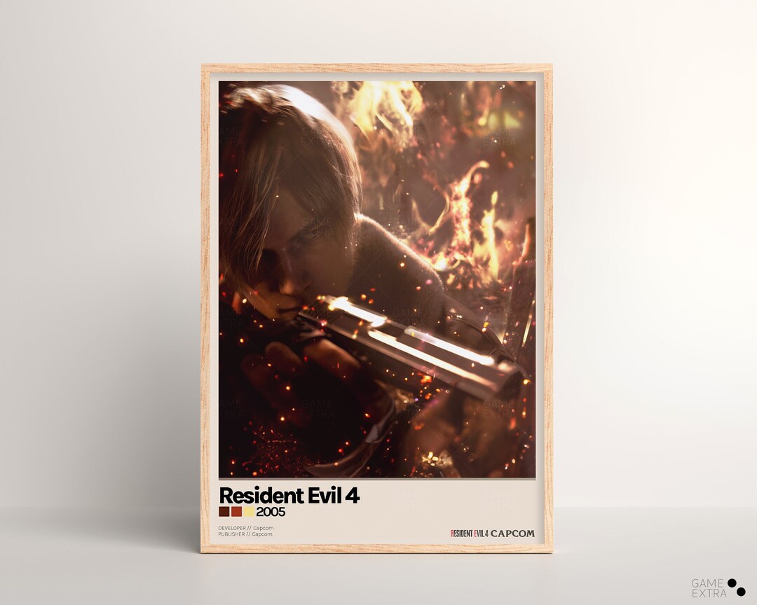 Resident Evil 4 Poster [ Light & Dark Mode | Minimalist | Physical ...