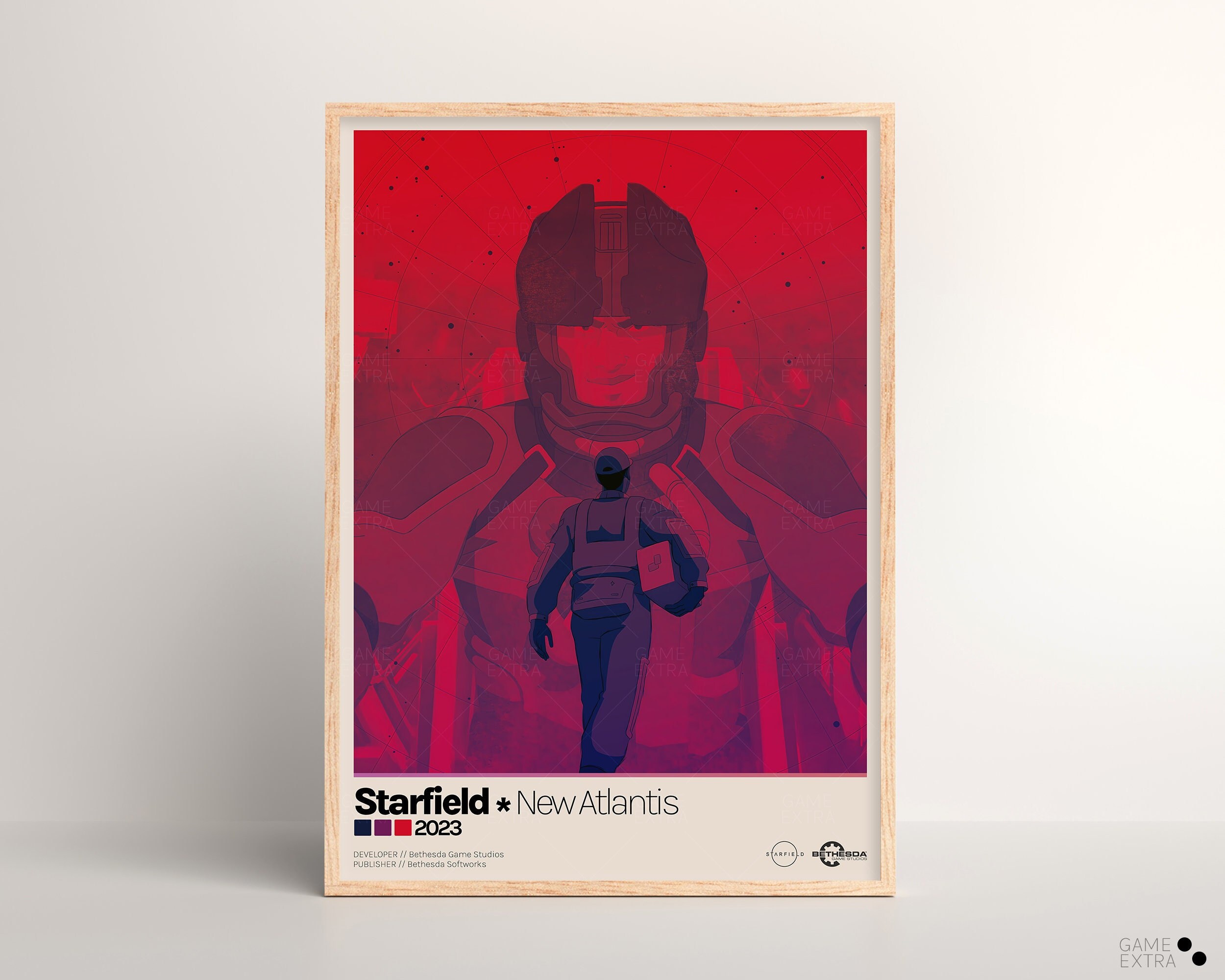 Starfield Poster Light & Dark Mode Minimalist Physical - Etsy