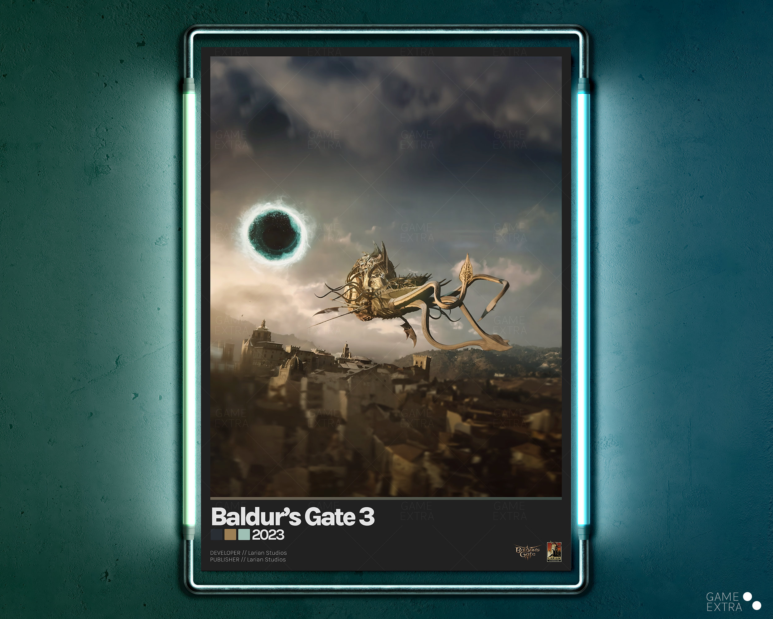 Baldur's Gate 3 Poster Physical Print Game Wall Art Poster Art Print ...