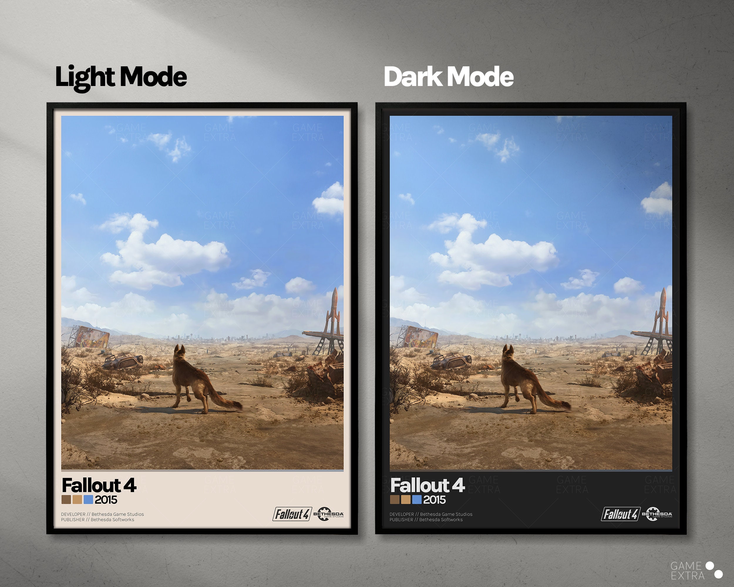 Fallout 4 Poster Physical Print Game Wall Art Poster Art Print Poster ...