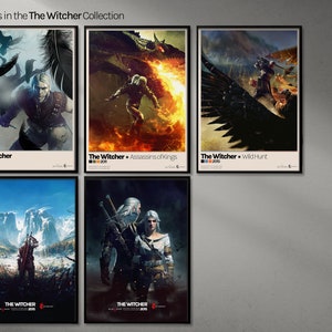 The Witcher 3 - Wild Hunt Poster [ Physical Print | Game Wall Art ...